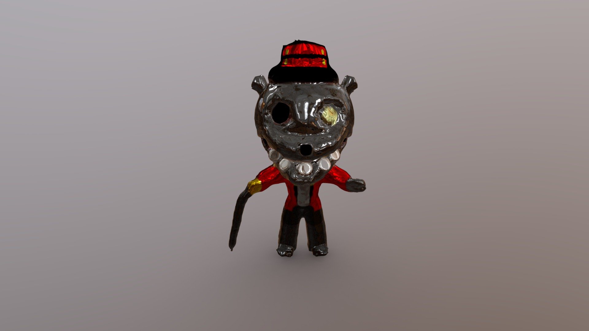 Ringmaster Foxy - 3D model by Jackobonnie [5f8efff] - Sketchfab
