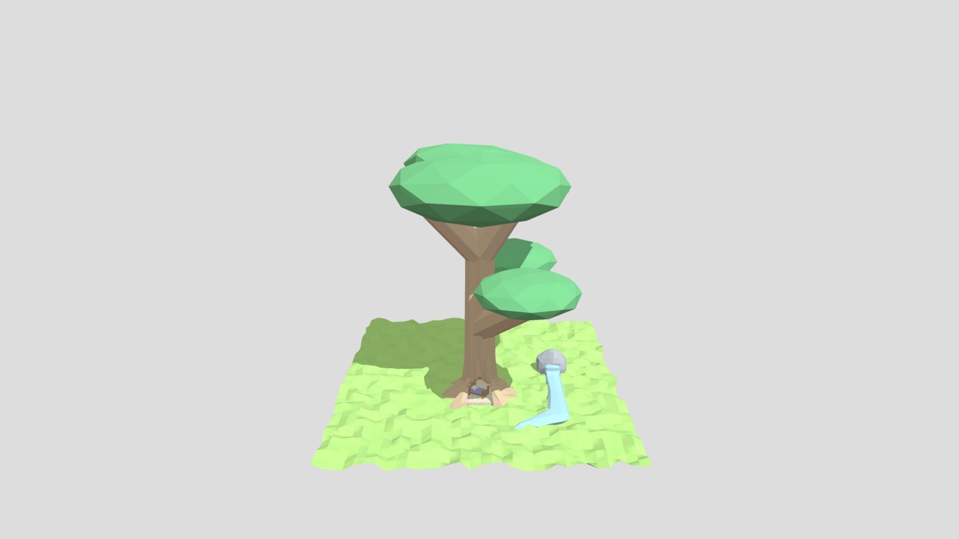 Home inside a tree - Download Free 3D model by Char7million (@690907 ...