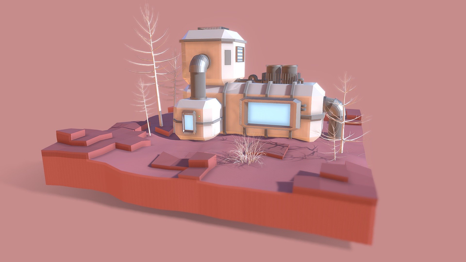 Mars House - 3D model by ImFrancel (@francelagui33) [5f92419] - Sketchfab