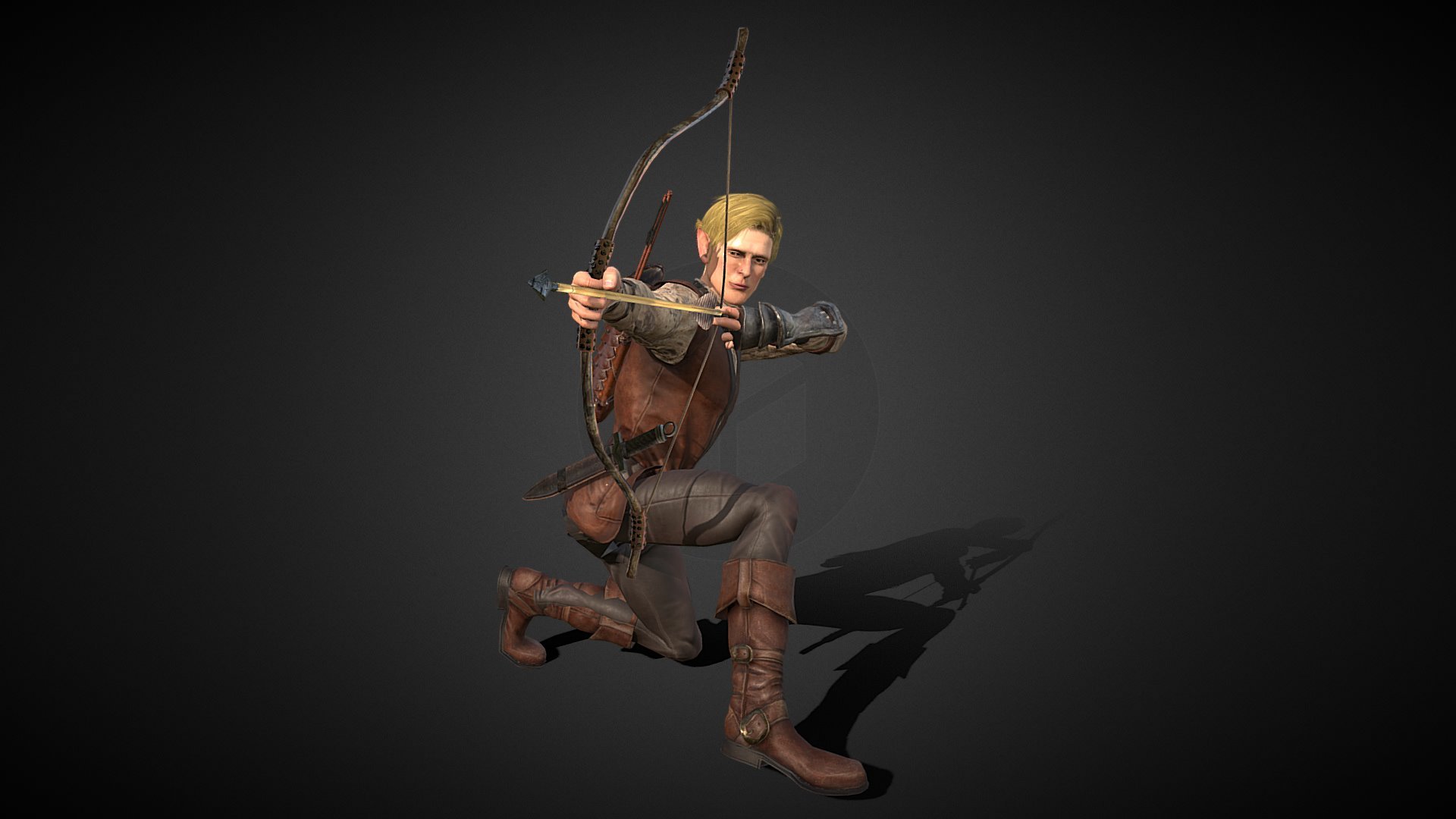 Elf Ranger - 3D model by Character Bestiary (@characterbestiary ...