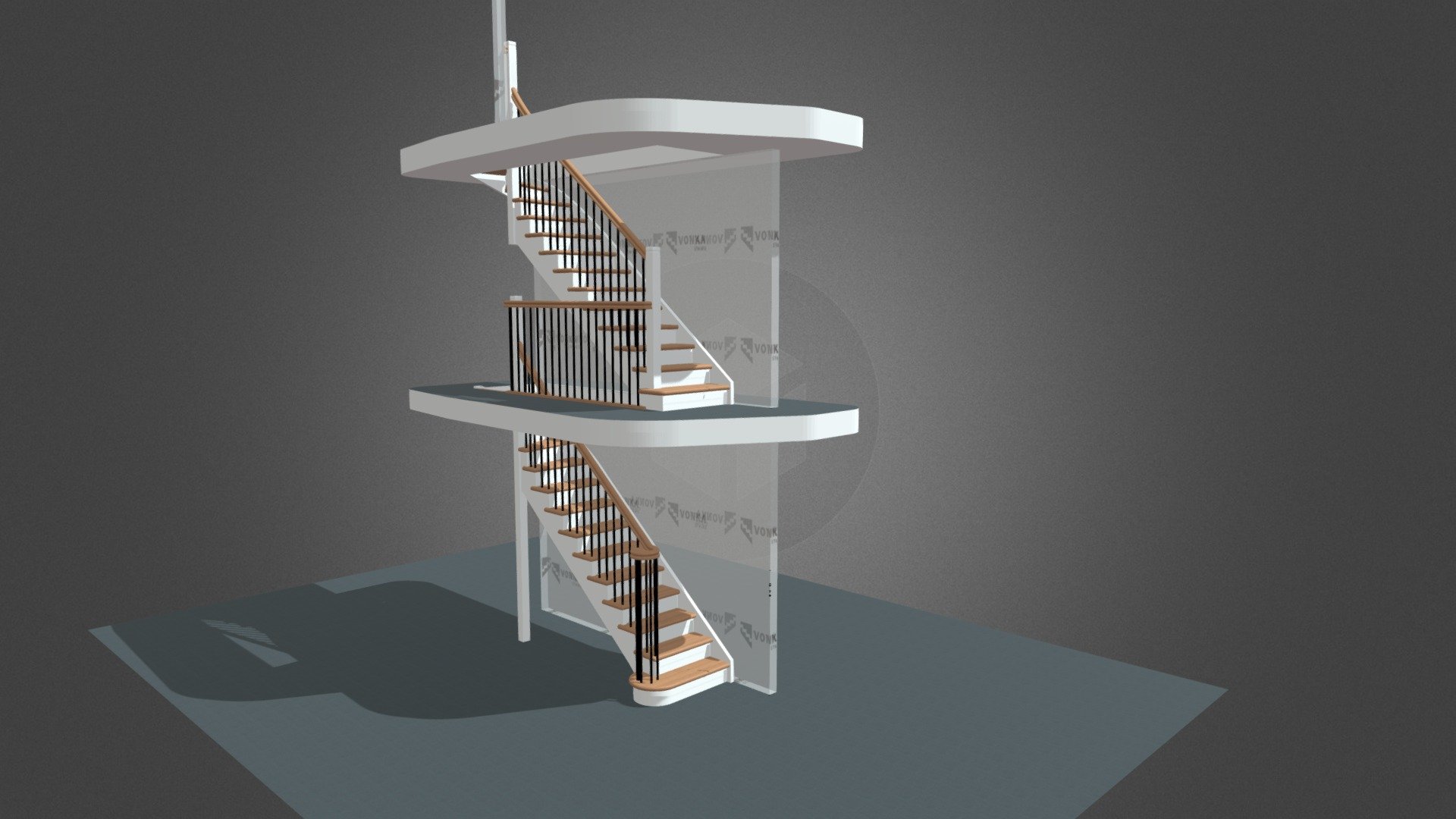 Hasan - V1 - Download Free 3D model by Vonka Stairs Ltd (@vonka ...