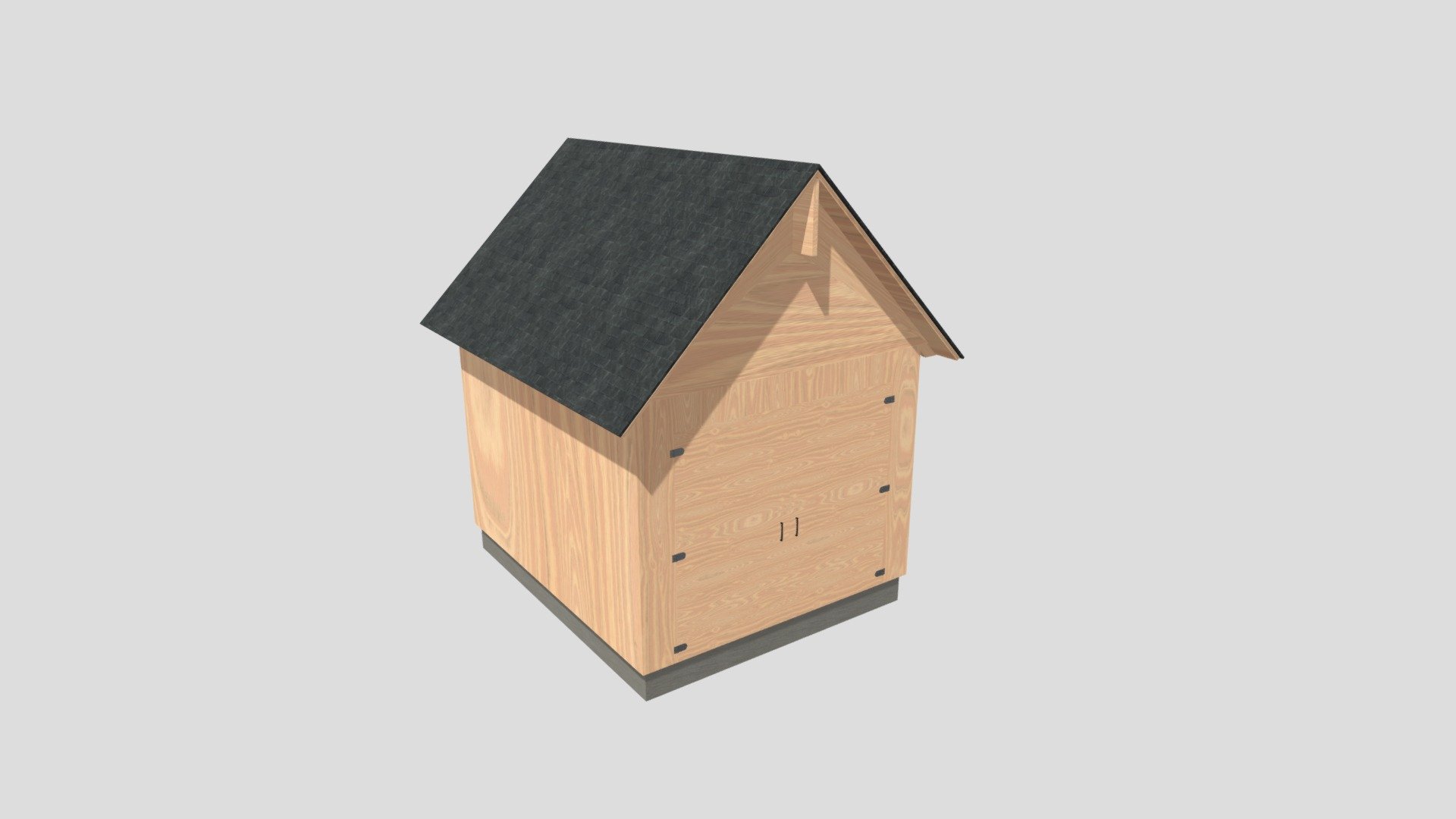 Shed 1 - Download Free 3D model by brysondurham18 [5f95b96] - Sketchfab