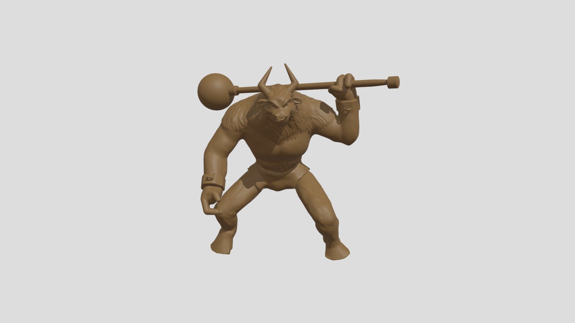 minotaur - Download Free 3D model by Nathan_belmonth [5f98f4a] - Sketchfab