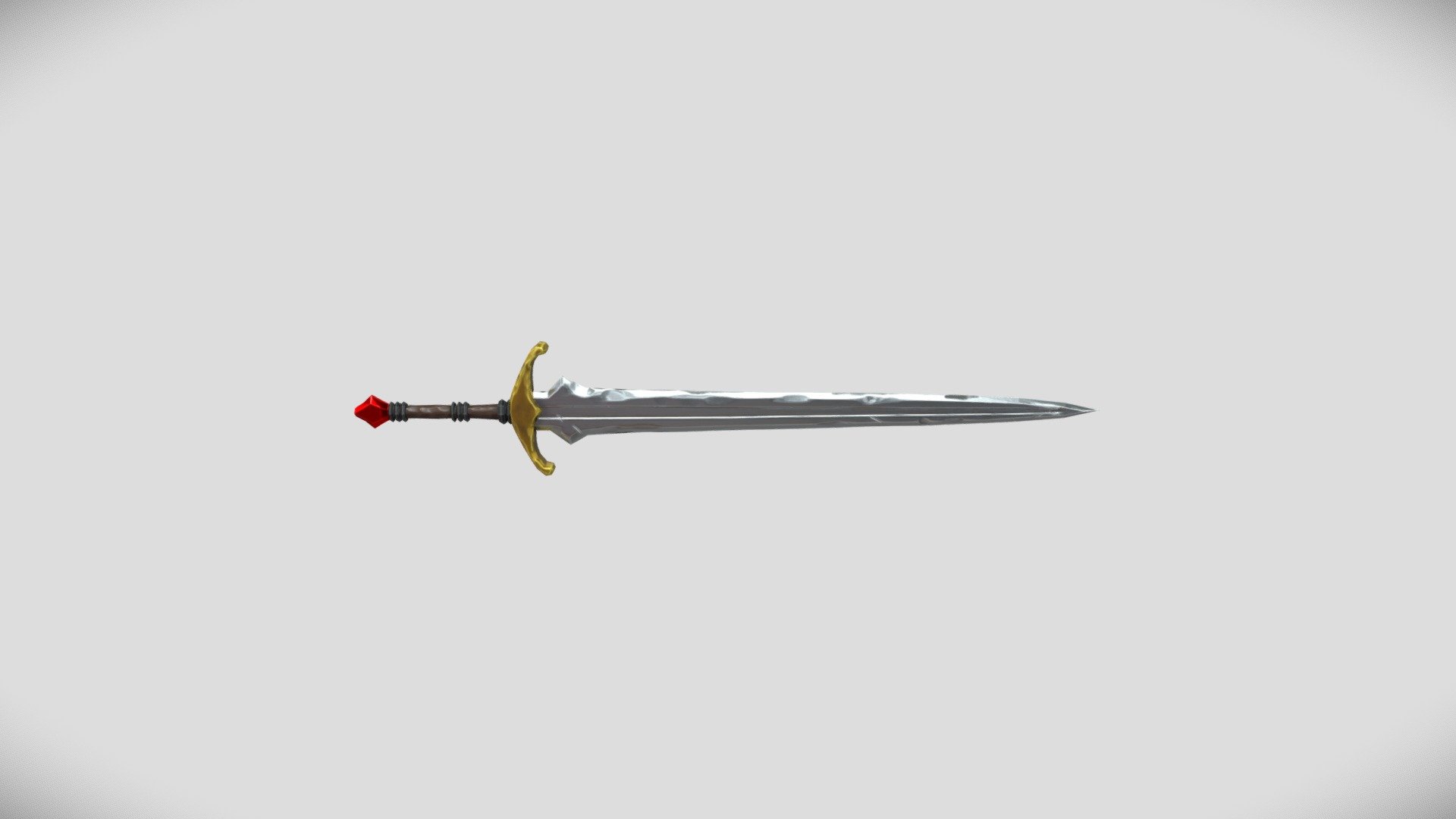 Stylised fantasy sword - 3D model by Liam Croxford (@LiamCroxford ...