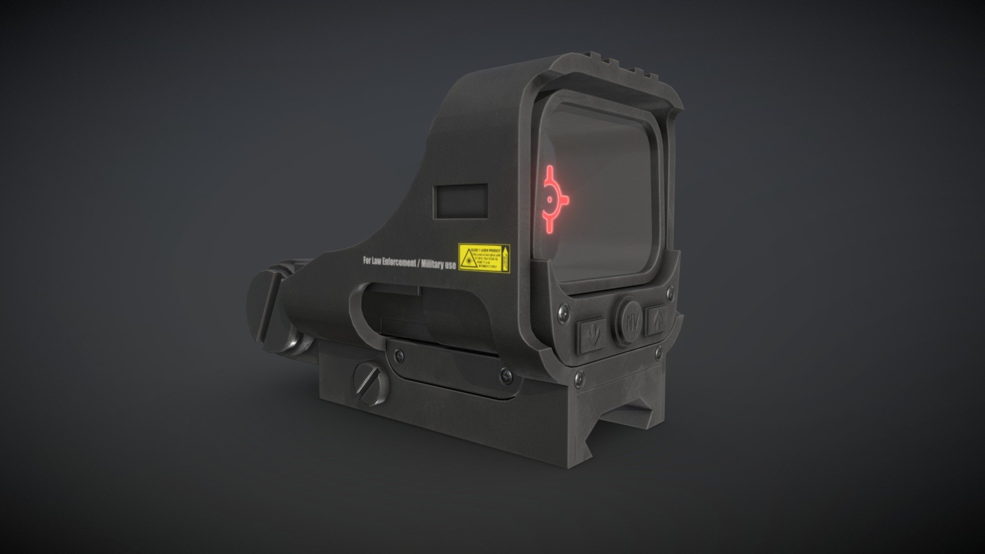 Holographic Sight - 3D model by Rico Peters (@ryko777) [5f9af95 ...