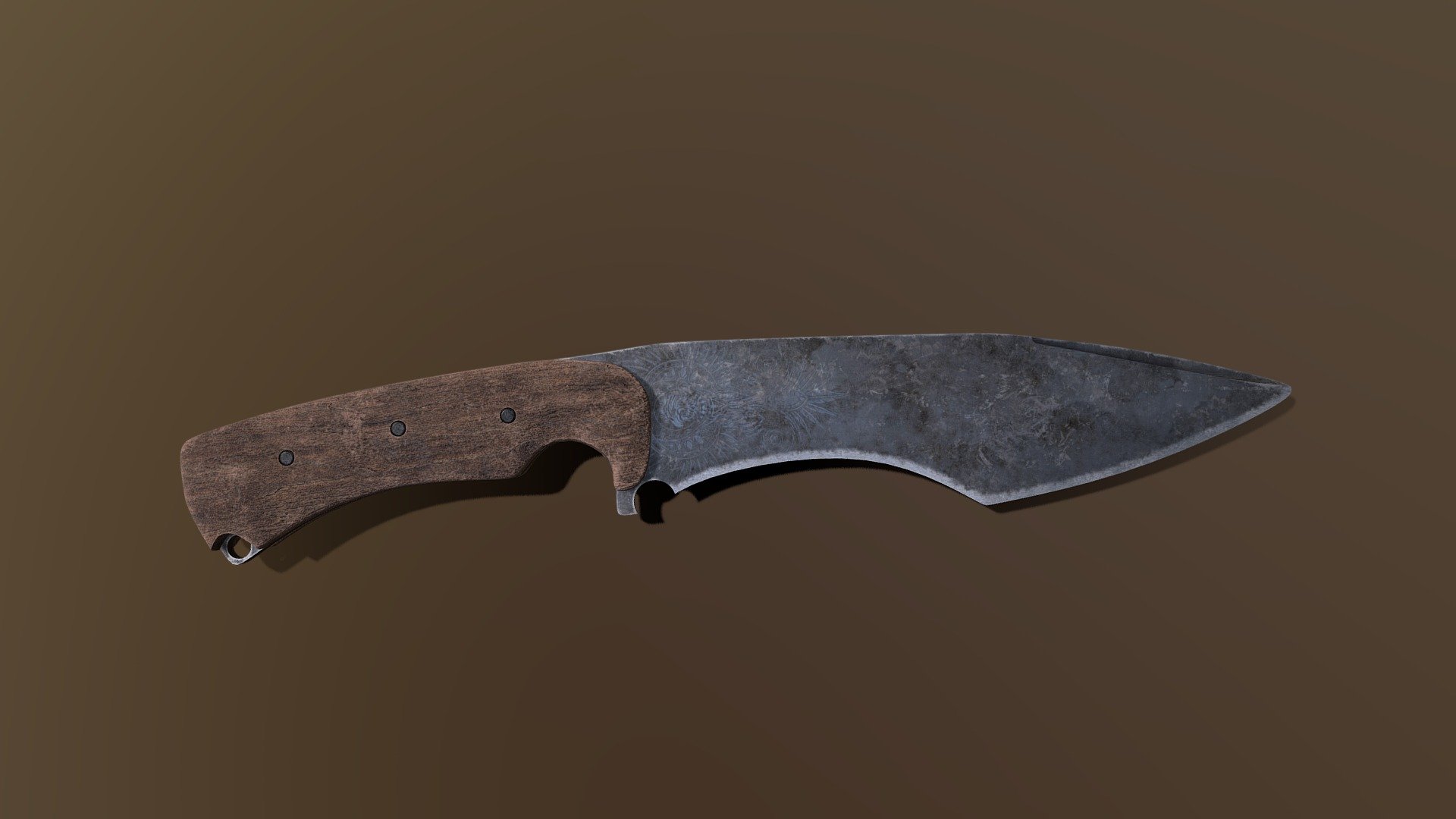 Hunter's Knife 2 - 3D model by Kullamannen [5f9b956] - Sketchfab