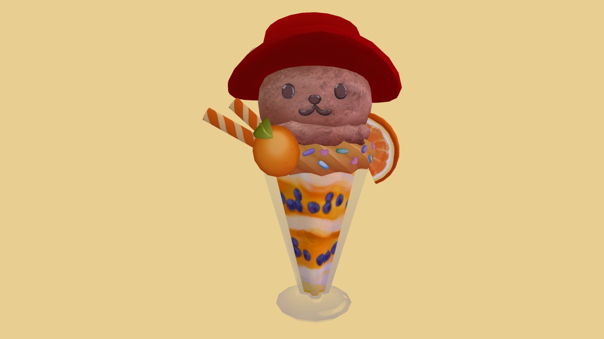 Paddington Parfait - 3D model by joulehan [5f9e2d4] - Sketchfab