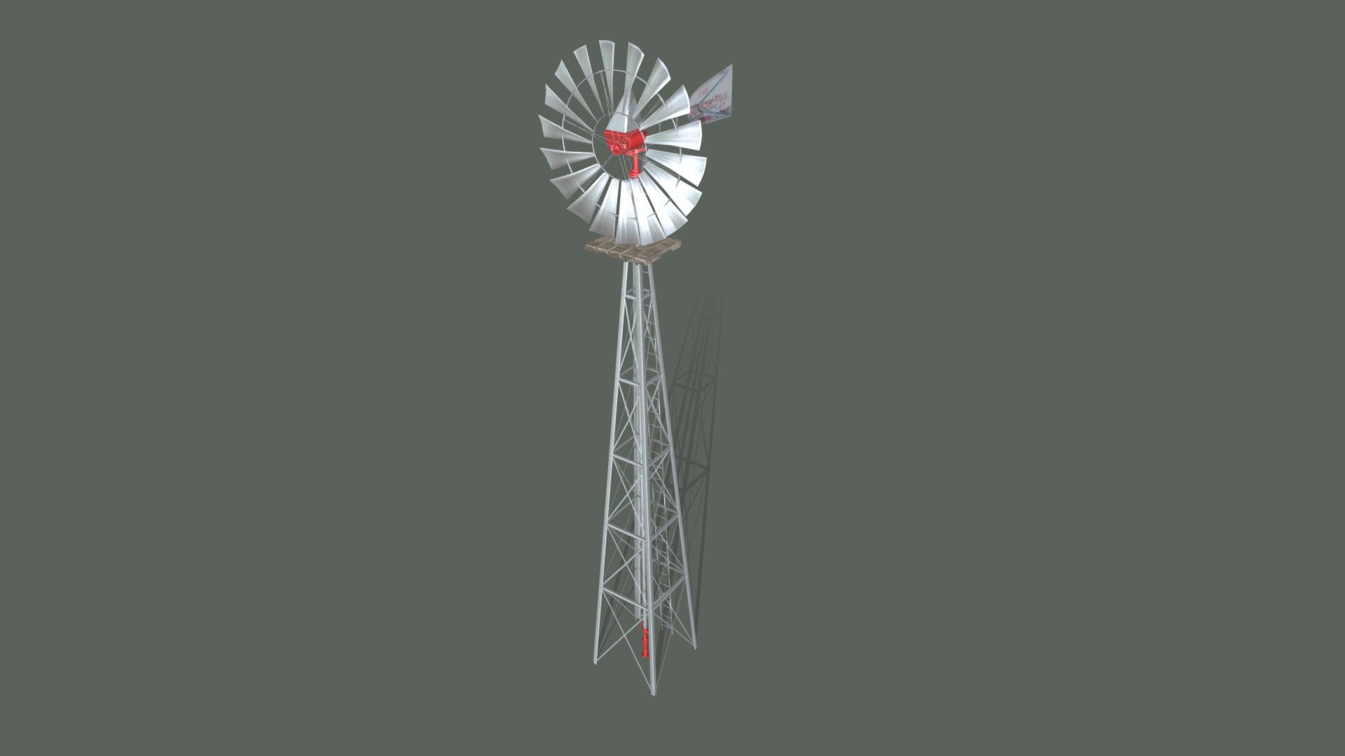 Windmill pump farm - Download Free 3D model by e.font [5f9eae6] - Sketchfab