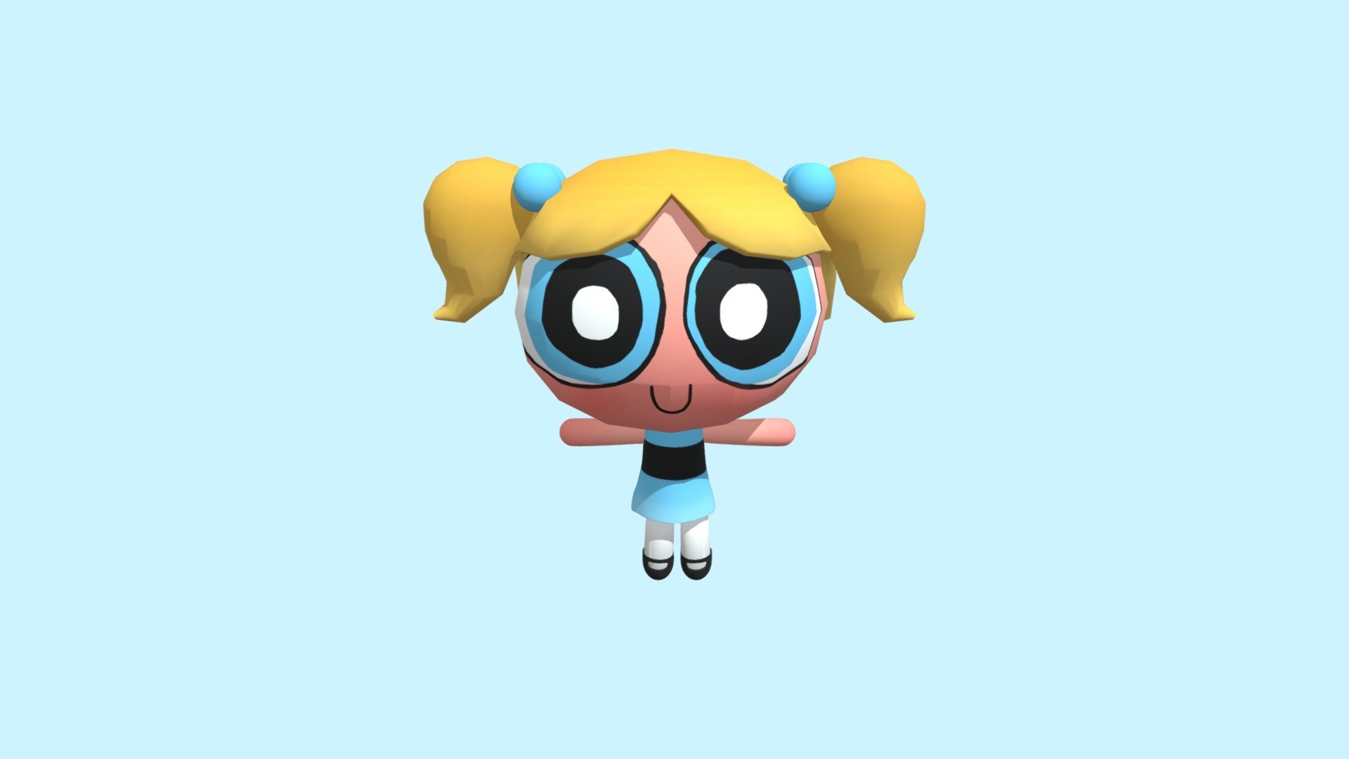 Bubbles- Power Puff Girls - Download Free 3D model by sedayuzlu ...