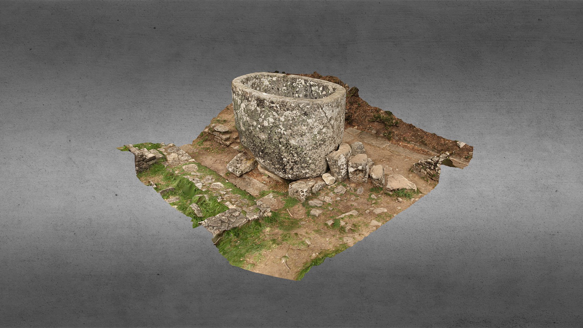 Cuve monolithique, site des Cars (19) - 3D model by Matthieu Peyrière ...