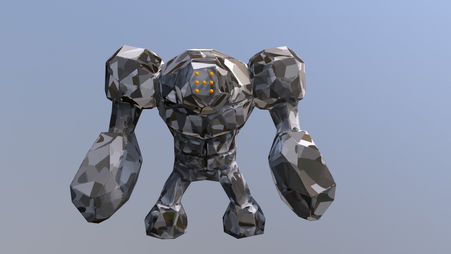 Day 5: Golem - 3D model by Arwil (@KohHaruki) [5fa4464] - Sketchfab