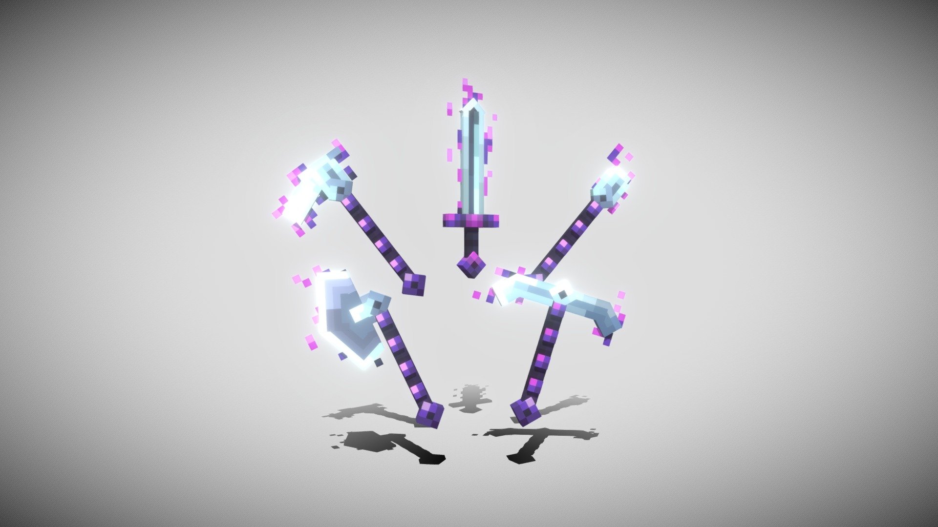 Aura Tool Pack - Minecraft - 3D model by Novua (@novuanet) [5fa7398 ...