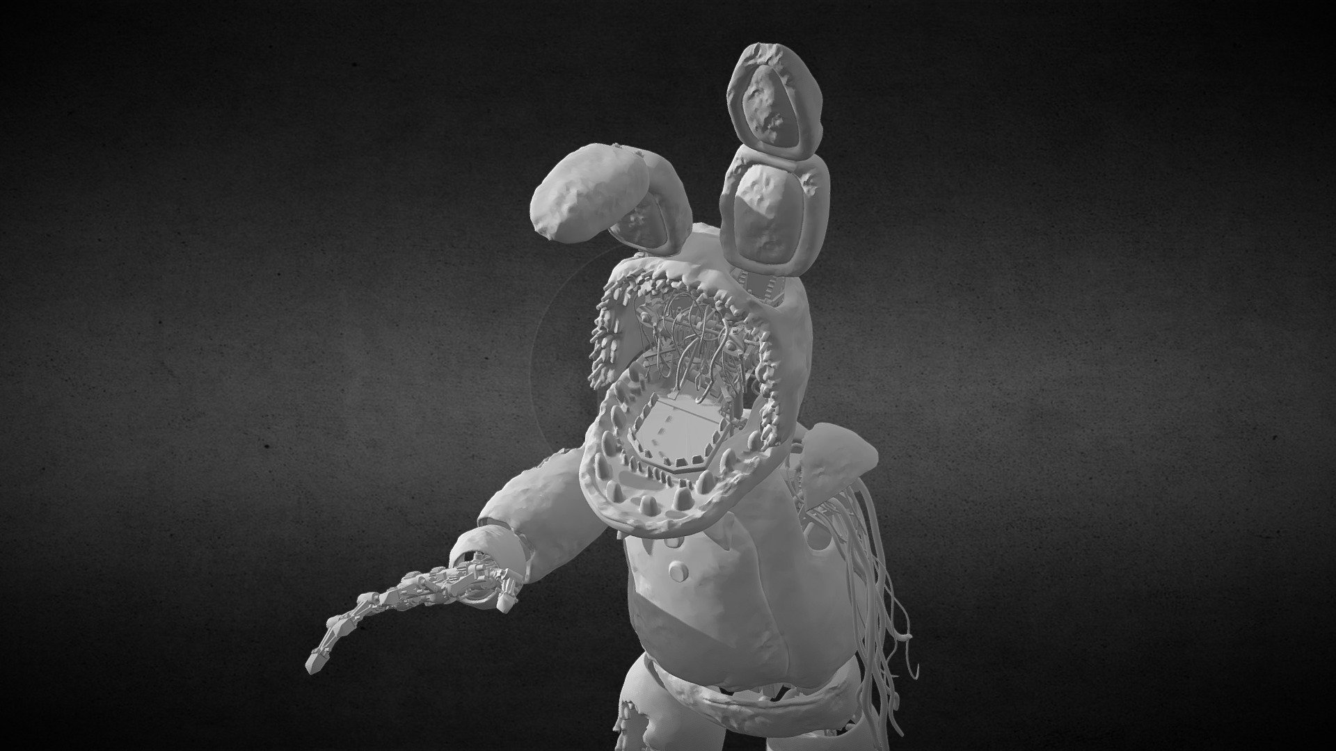 Withered Bonnie 3D Printable Figure - Download Free 3D model by ...