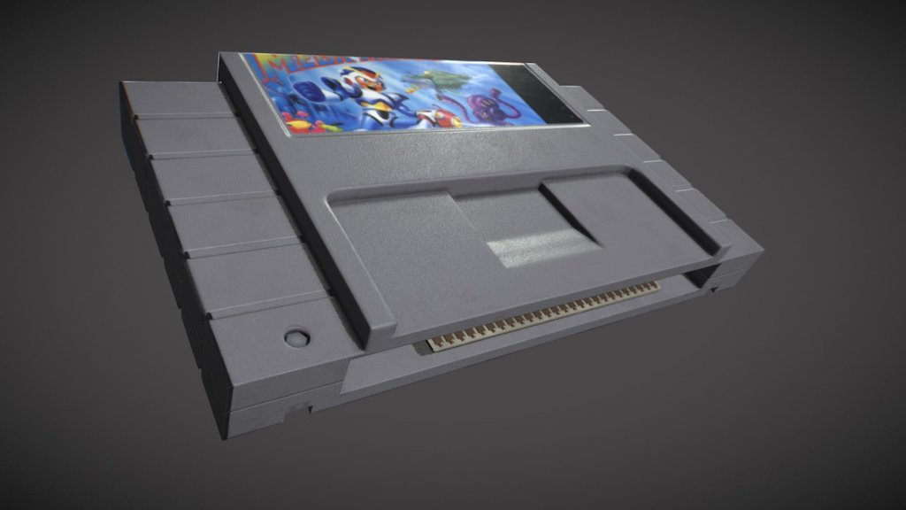 SNES Cartridge - 3D model by RadicalDrim [5fa7609] - Sketchfab