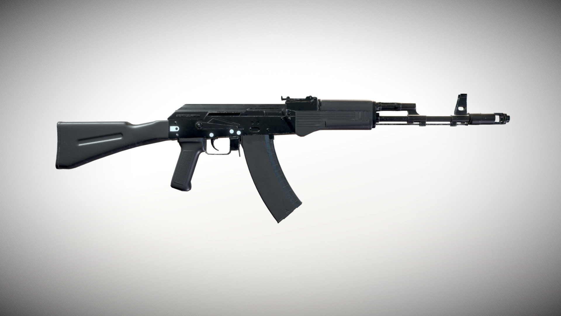 AK74M game ready model - 3D model by lukakelemen [5fa7889] - Sketchfab