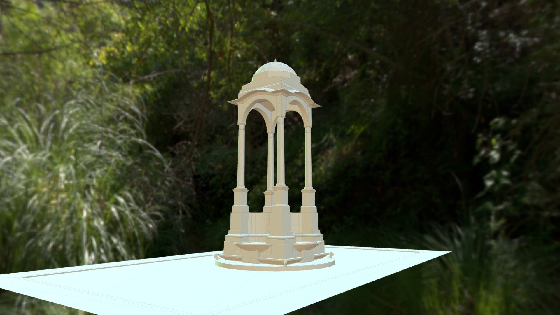 India Gate - 3D model by urar.sa [5fa7e06] - Sketchfab