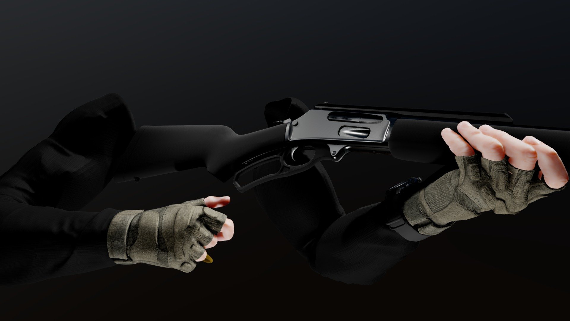 FPS Winchester Animation Set - Buy Royalty Free 3D model by BlackWΛVΞ ...
