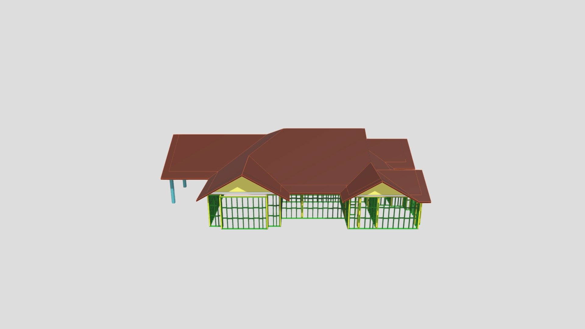 Roof Layout Option 2 - Download Free 3D model by PacFrames [5faa457 ...