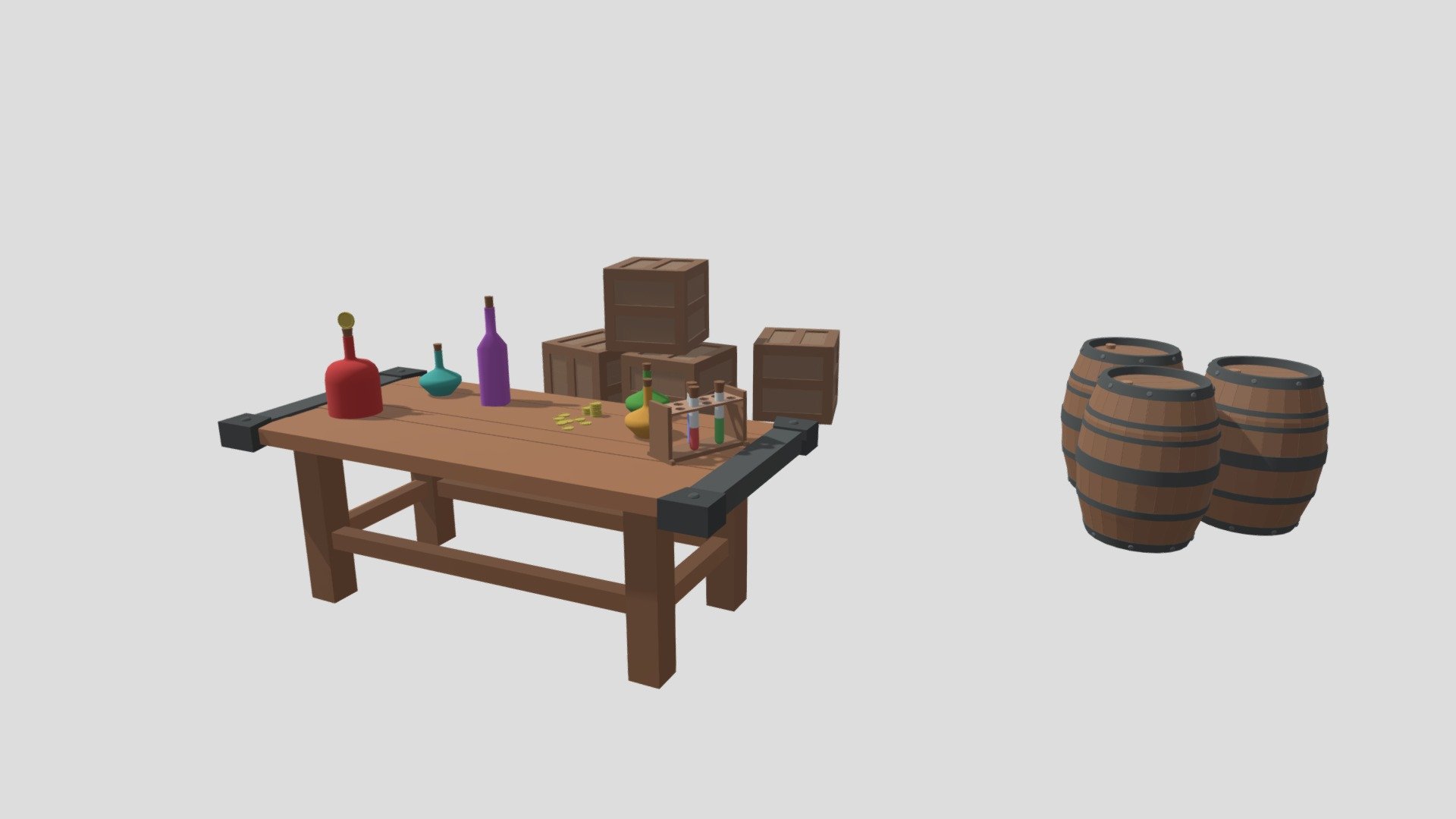 5 Flat Color - Download Free 3D model by andrewschneider [5faa855 ...