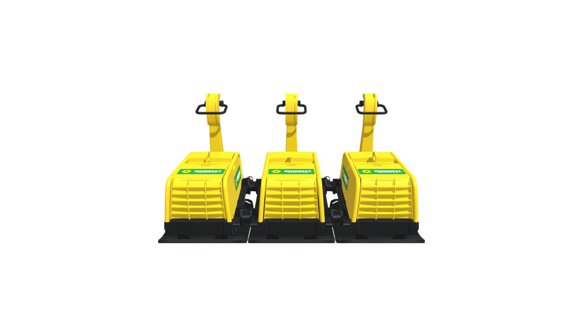 Compactor Wacker Neuson Triple (Rail) - 3D model by bimstore ...