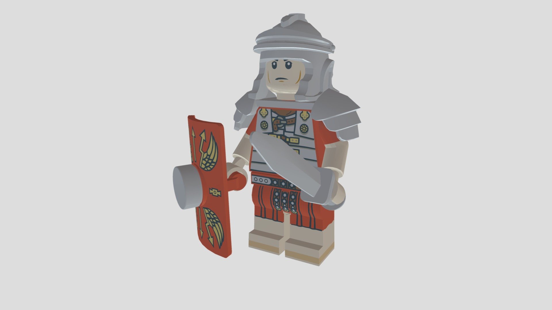 Lego Roman Legioner - Download Free 3D model by Lego Hranitel ...