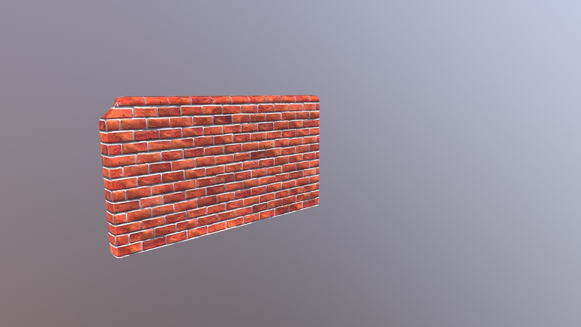 Lowpoly brick wall - 3D model by LutinSan [5fac51b] - Sketchfab