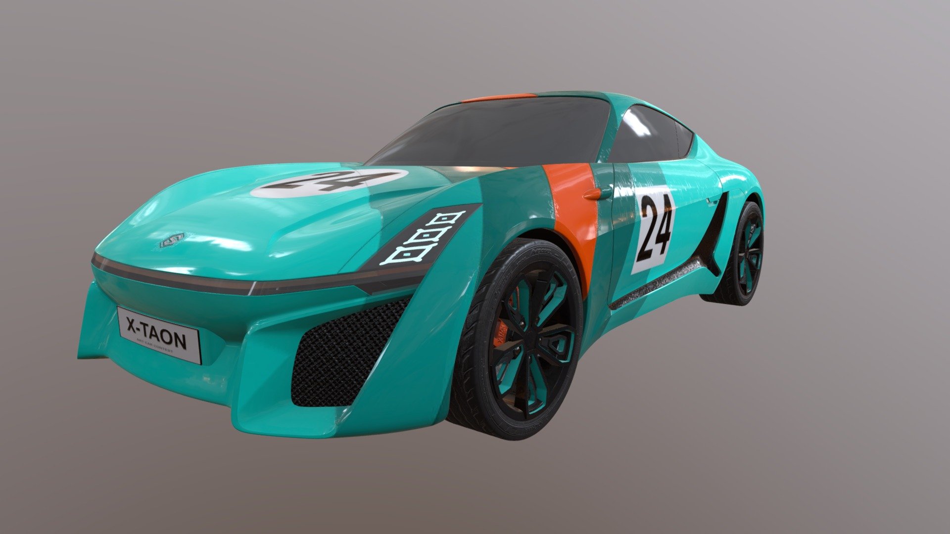 XTAON Art Car - 3D model by lukaslorenz [5fad19c] - Sketchfab