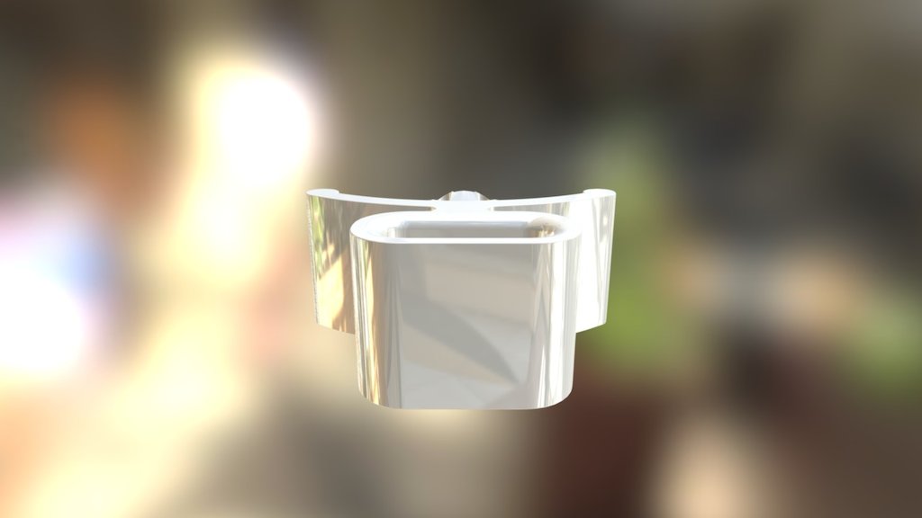 plastic clip shape3 - 3D model by anjanita [5fae53c] - Sketchfab