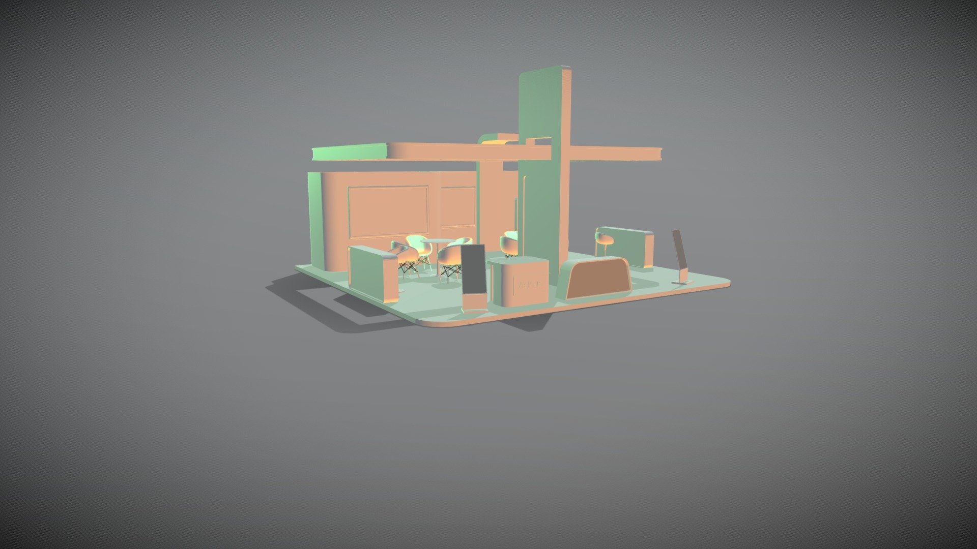Booth_Model - 3D model by prasanth.k [5faef28] - Sketchfab