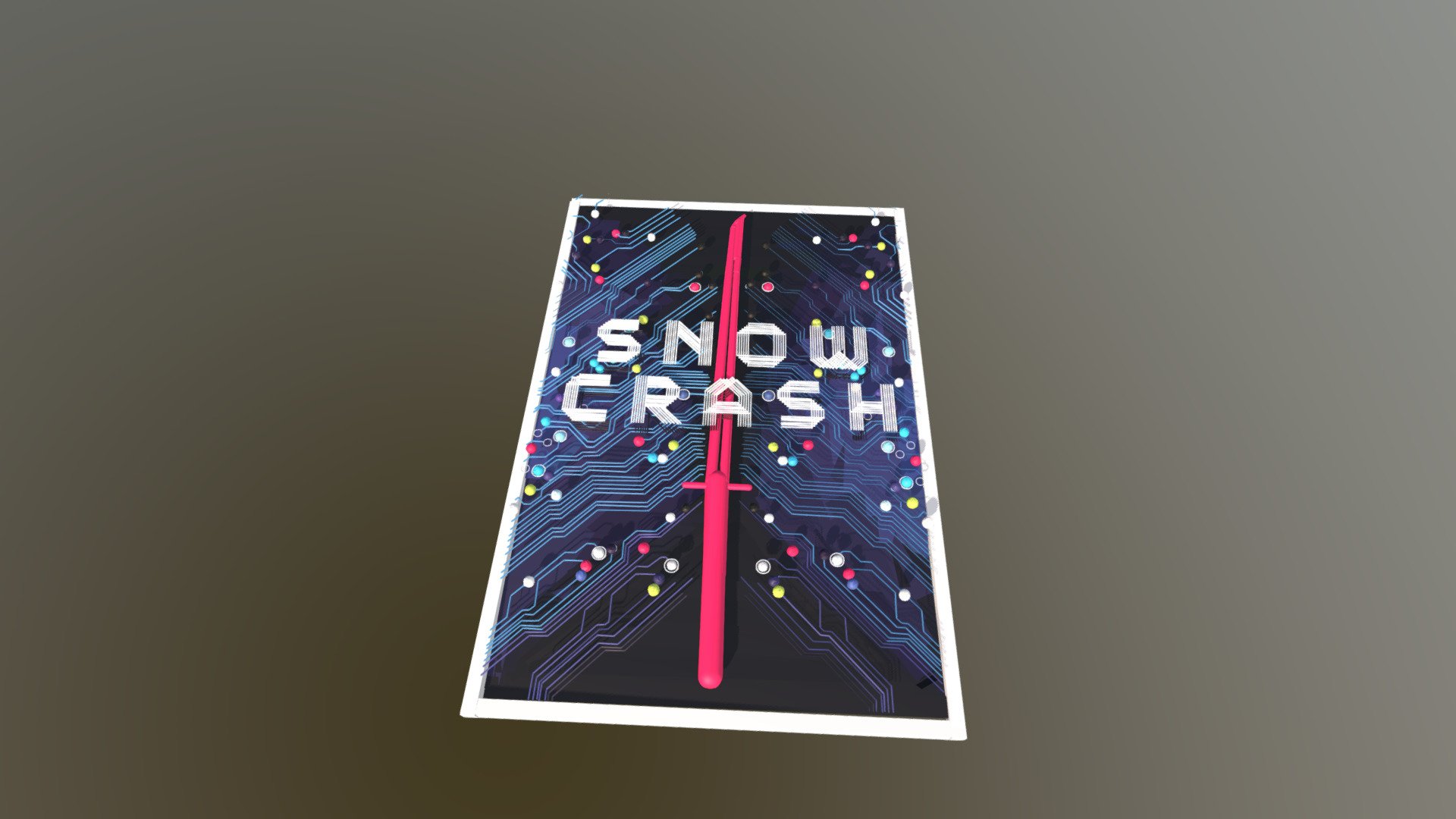 Snowcrash Book Cover - Download Free 3D model by alecz1k [5faf79d ...