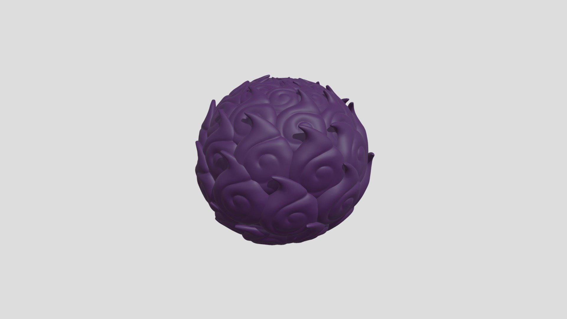 One Piece Dark Fruit - 3D model by marchchang [5fb01e5] - Sketchfab