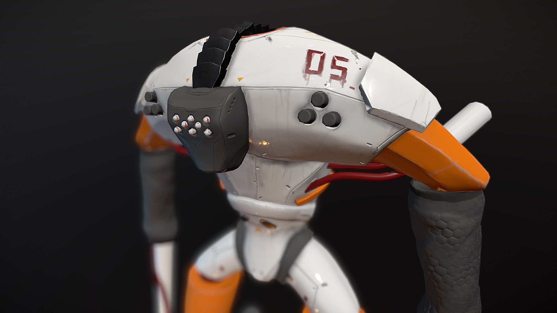 05 - 3D Robot on iPad - 3D model by sebel (@sebelz) [5fb025c] - Sketchfab