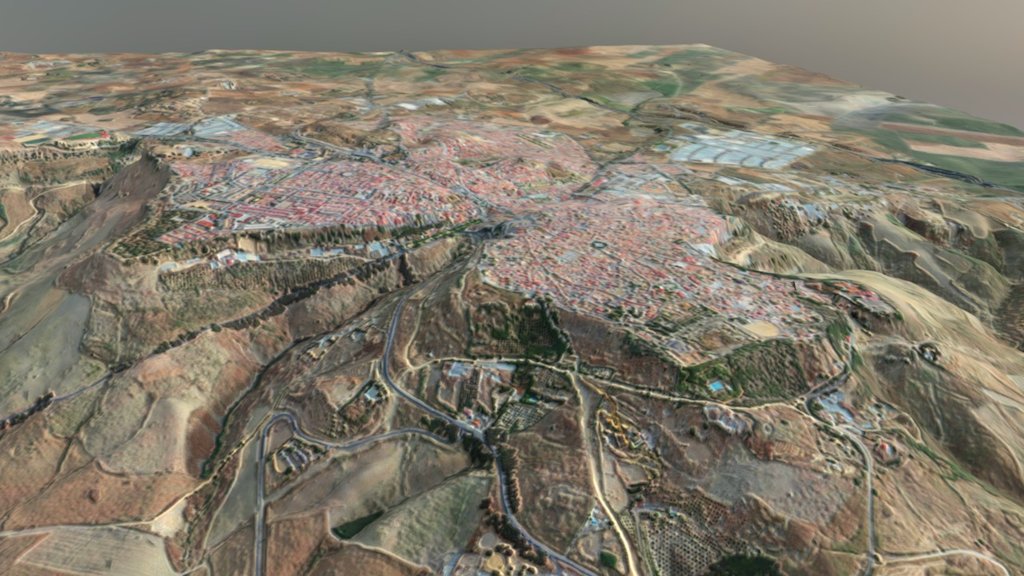 Mapa carmona turismo activo calles y carreteras - 3D model by ...