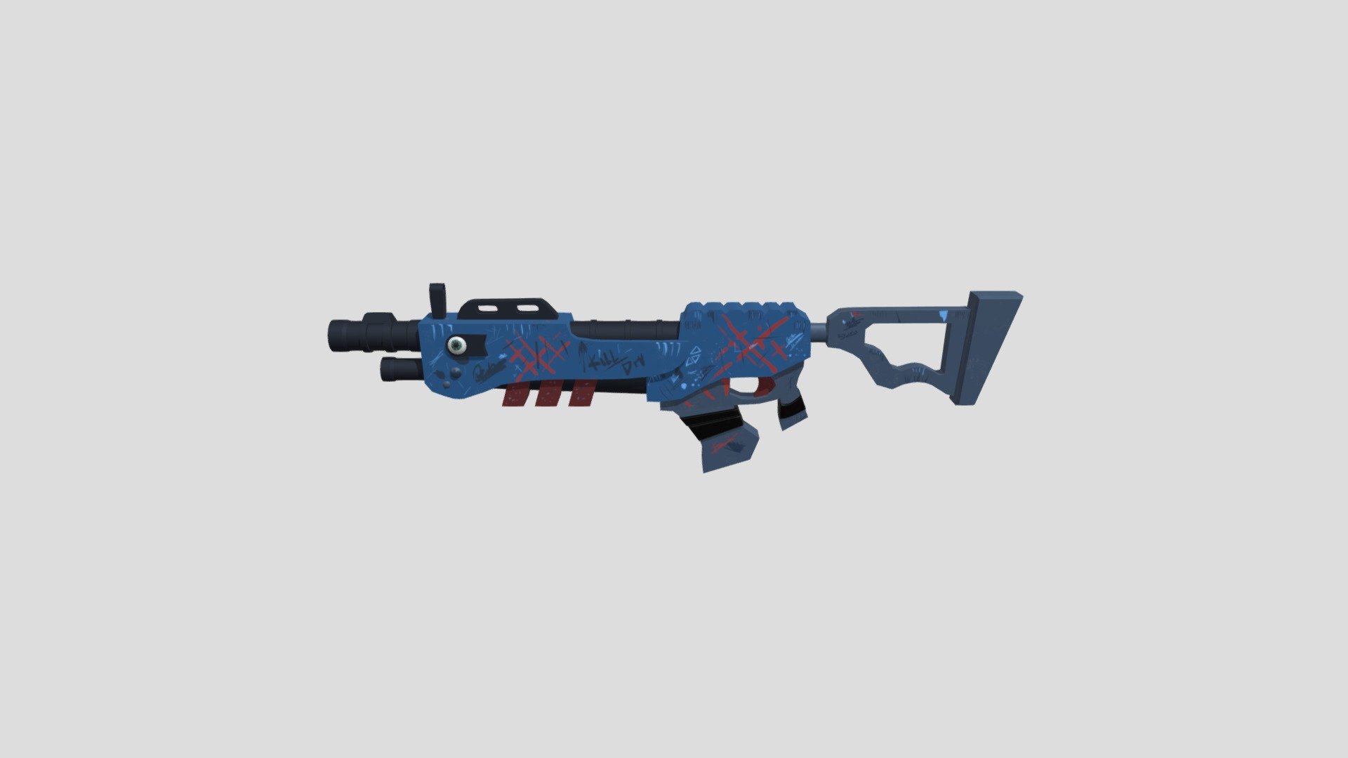 Stylized Gun - 3D model by AbNAV [5fb24d9] - Sketchfab