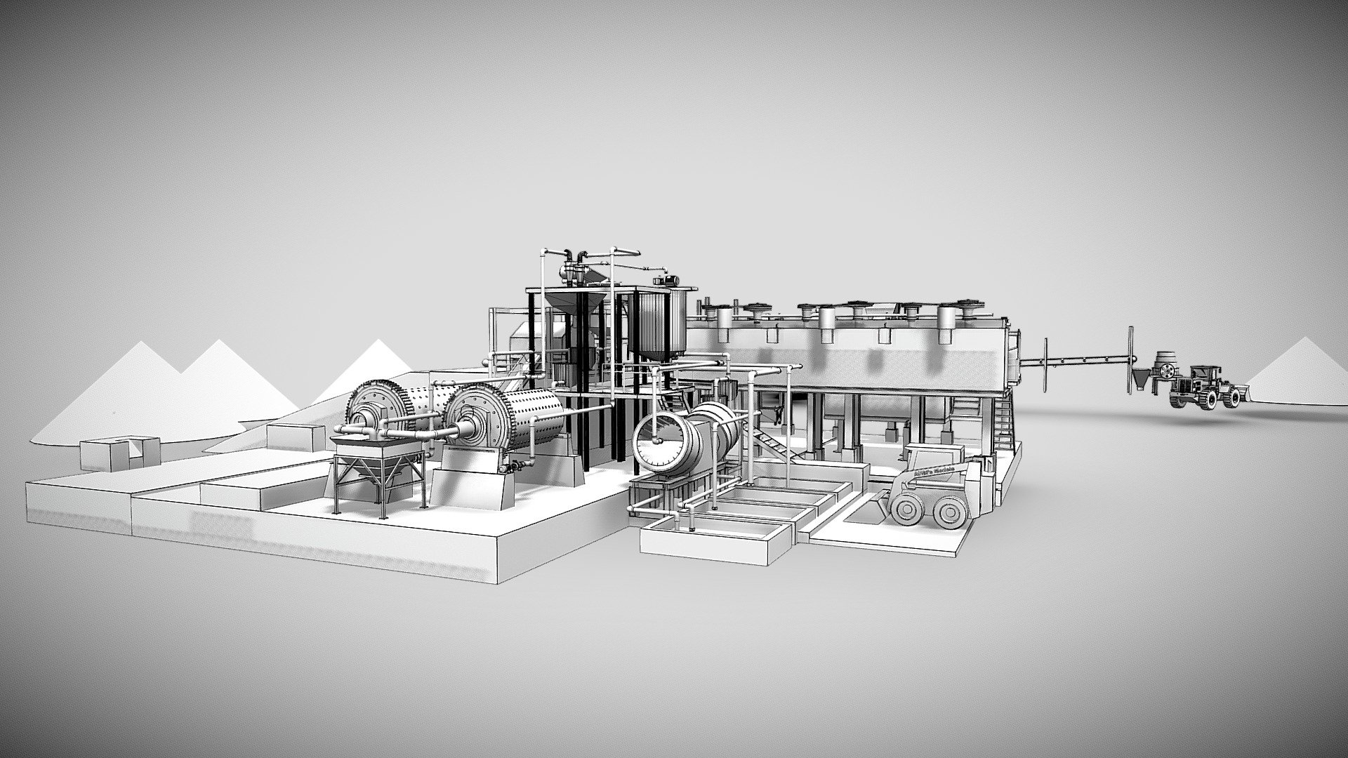 3d Planta Mineria - 3D model by reymi.arteaga.7 [5fb2b1d] - Sketchfab