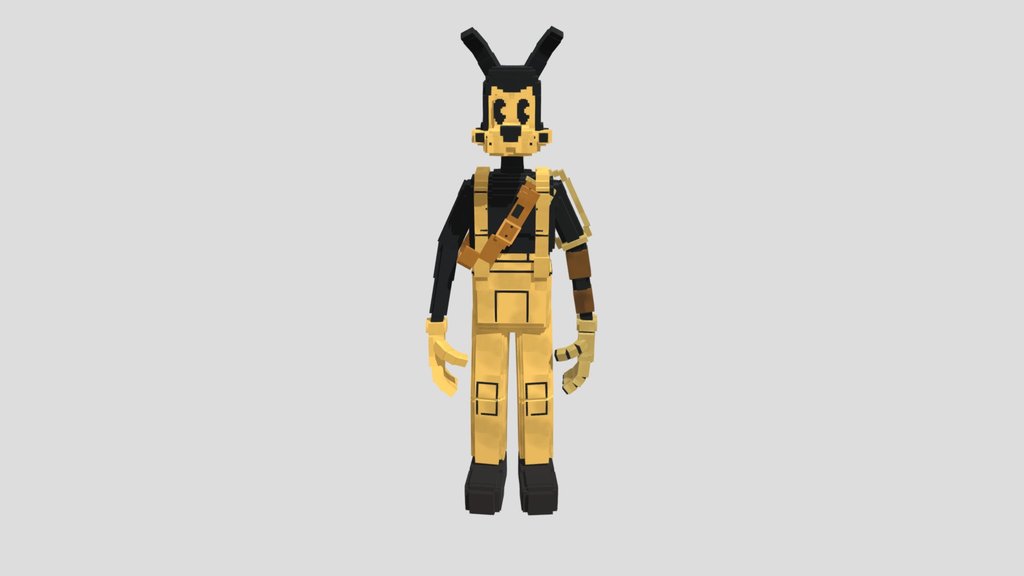 Bendy Minecraft - A 3D model collection by PinkCat_11 - Sketchfab