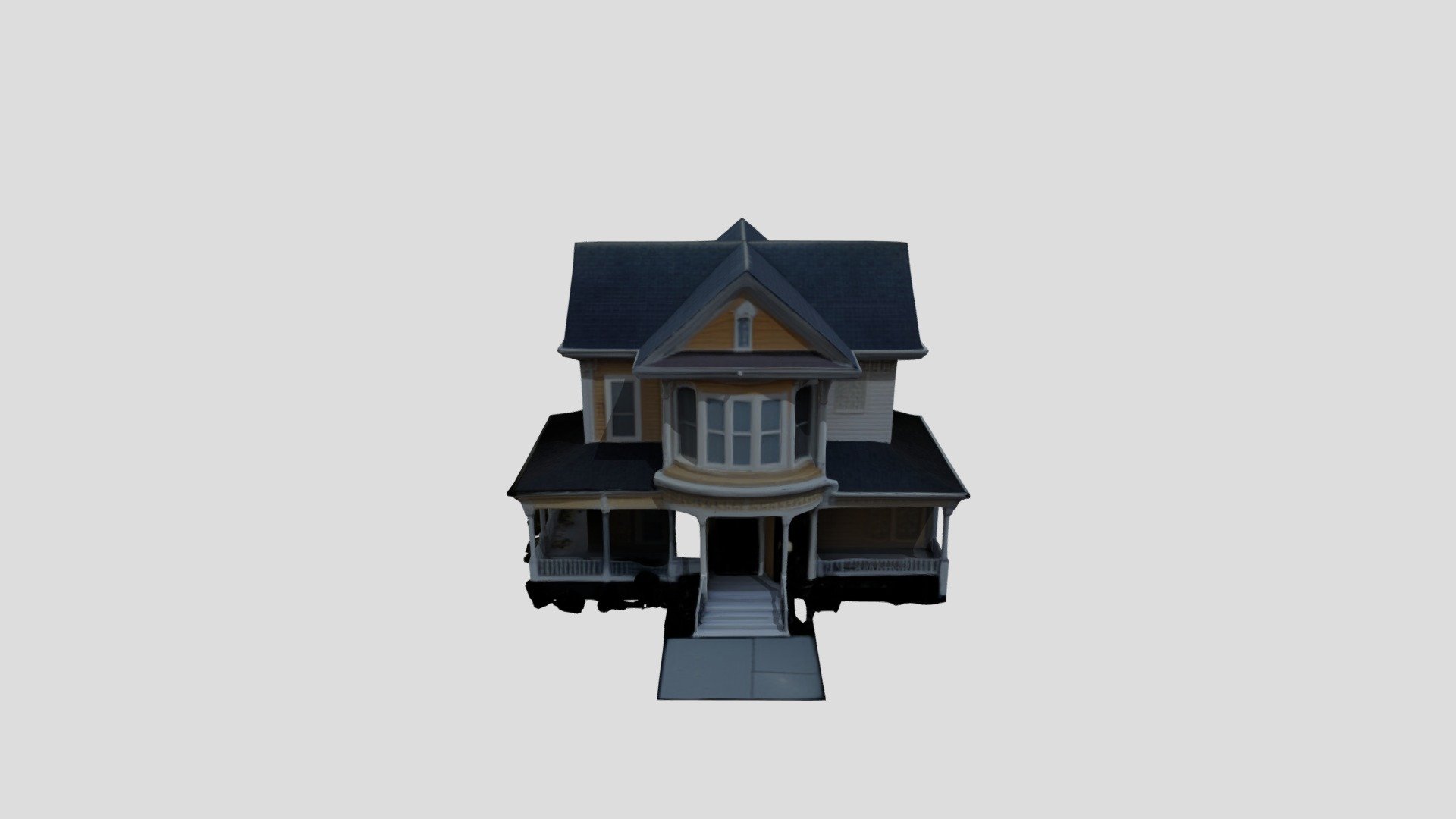 Victorian Style House - Download Free 3D model by tsangkingki [5fb7644 ...