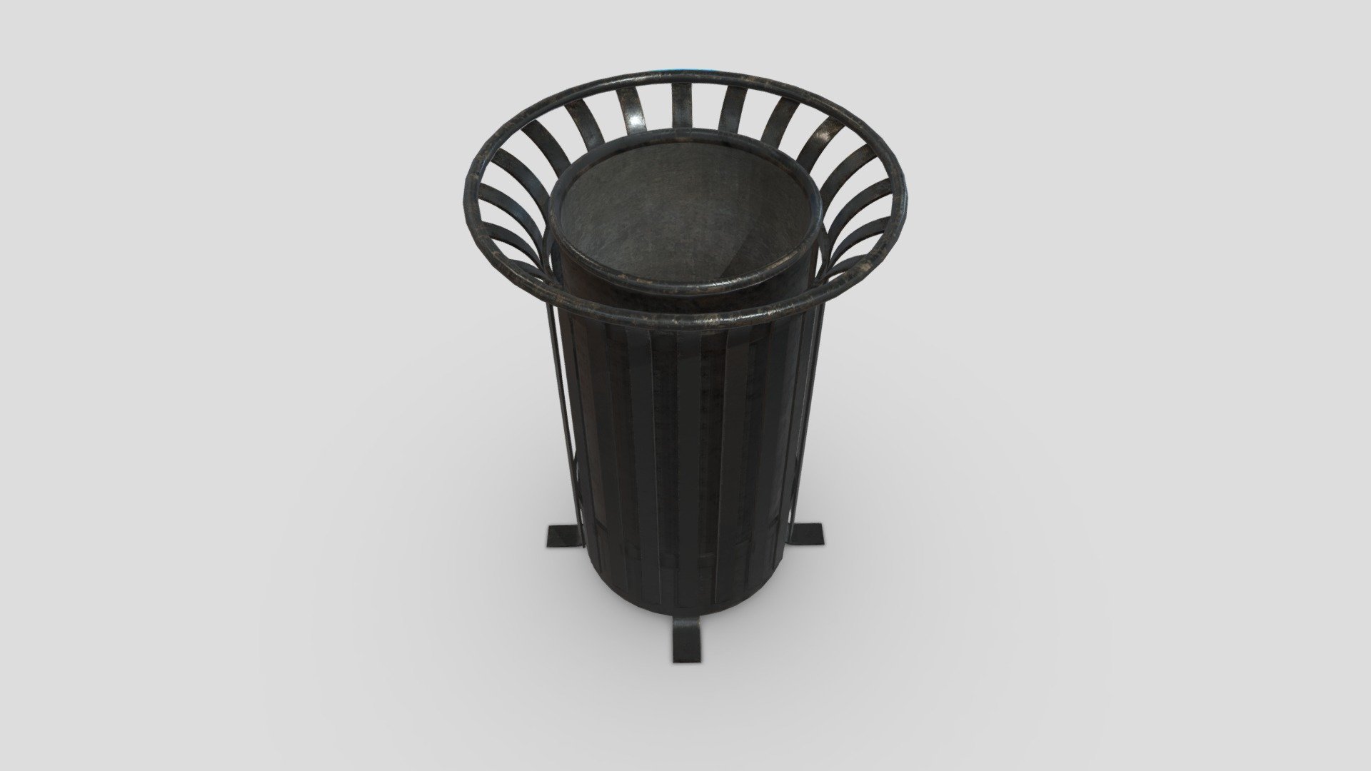 Park Trash Can 2 - Buy Royalty Free 3D model by 32cm [5fb80d0 ...