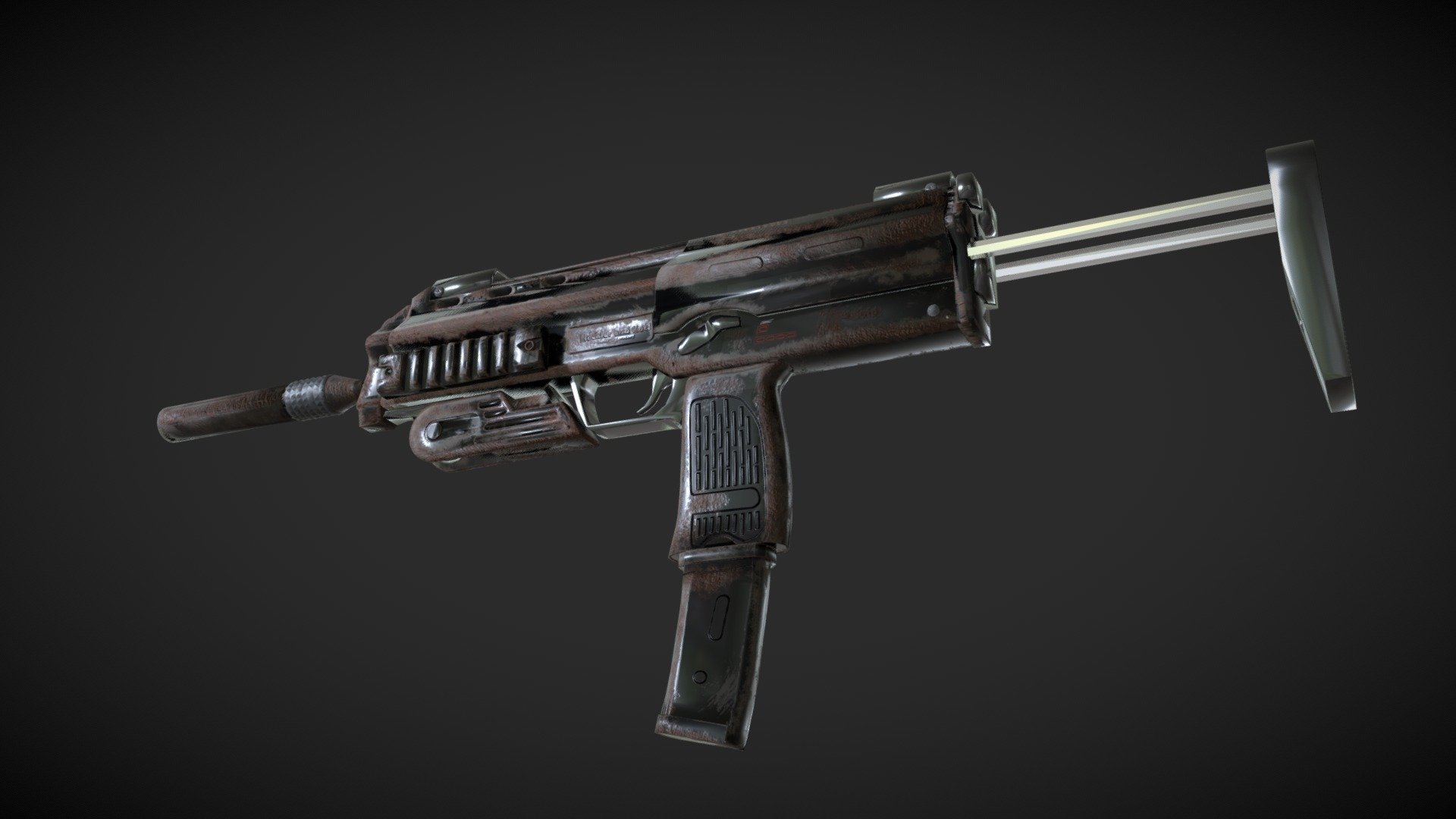 MP7 - Download Free 3D model by alx_barrera [5fb8c47] - Sketchfab