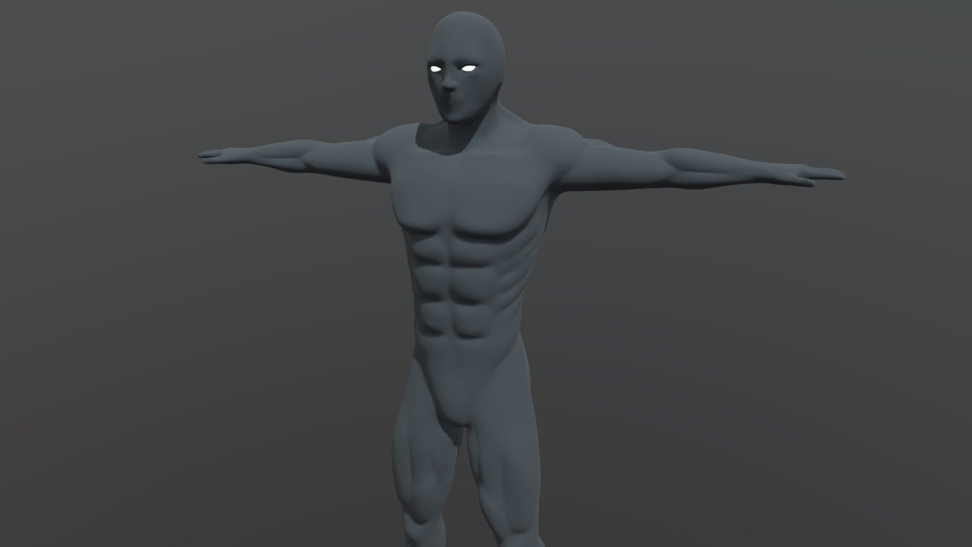 Free Base Model - Fit Male Type Character - Download Free 3D model by ...