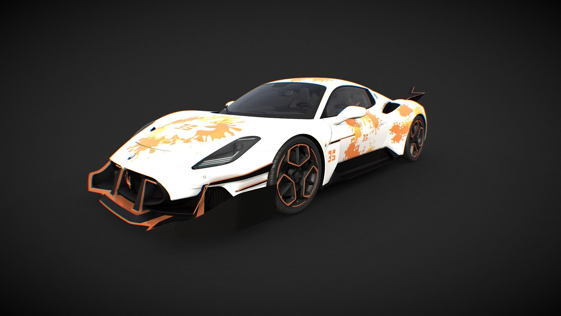 Custom Maserati MC20 (35 Followers Special!) - Download Free 3D model ...