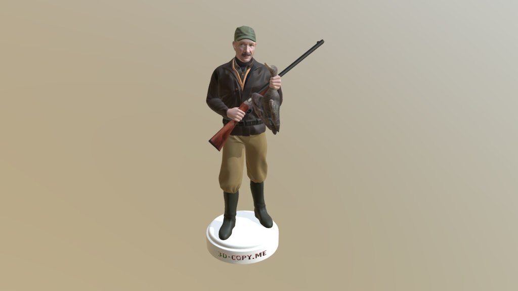 244 hunter - 3D model by 3dcopyme [5fbf6c8] - Sketchfab