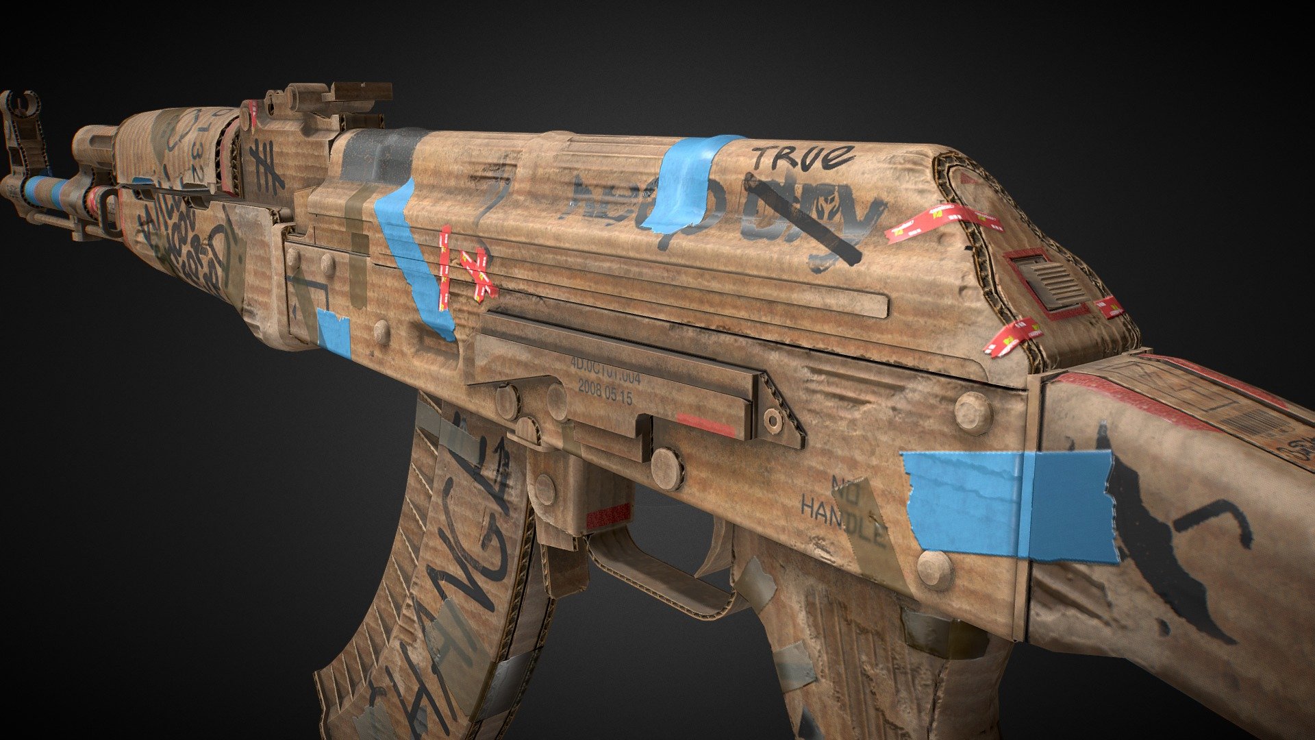Bumfighter CSGO skin - 3D model by Dmitry Kravets (@skeone2) [5fc2ad3 ...