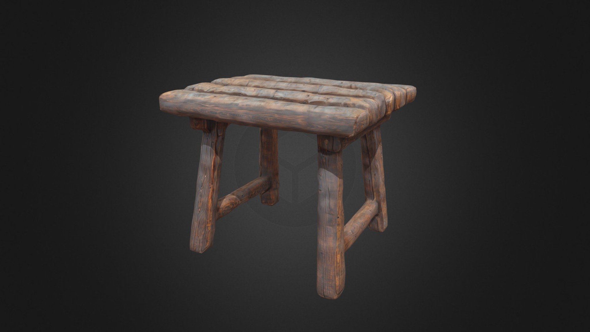 Wooden viking table - 3D model by Douglastx7 [5fc2e73] - Sketchfab