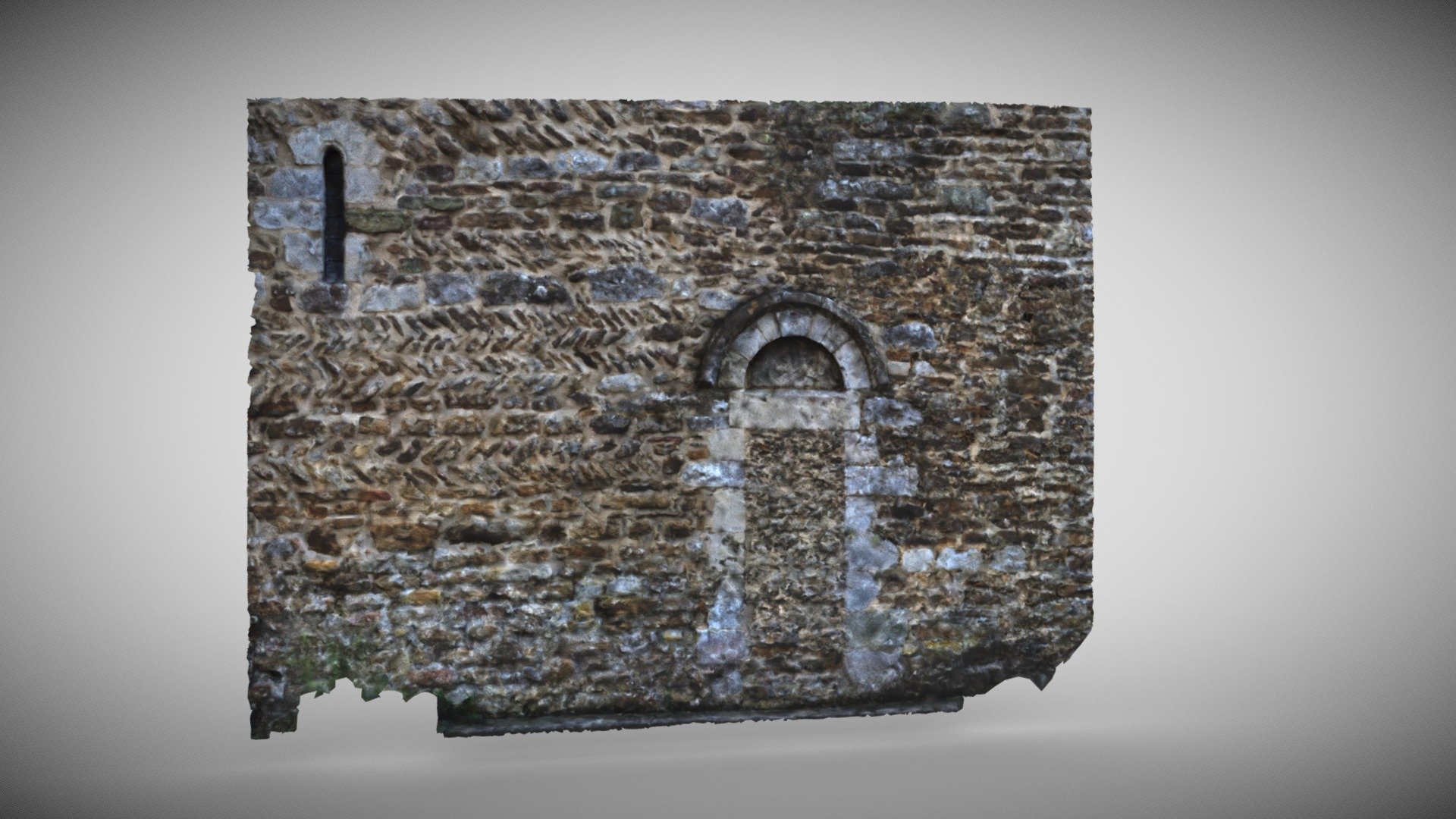 Saxon Herringbone Masonry, Bulmer, N. Yorks - Buy Royalty Free 3D model by GeoLan 3D (@GeoLan3D ...
