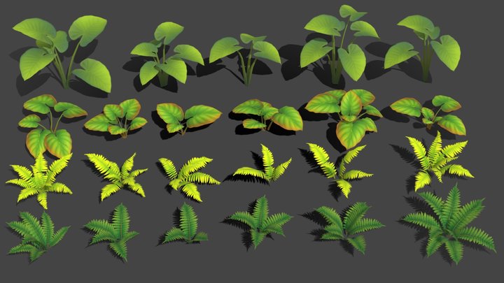 Vegetation 3D models - Sketchfab