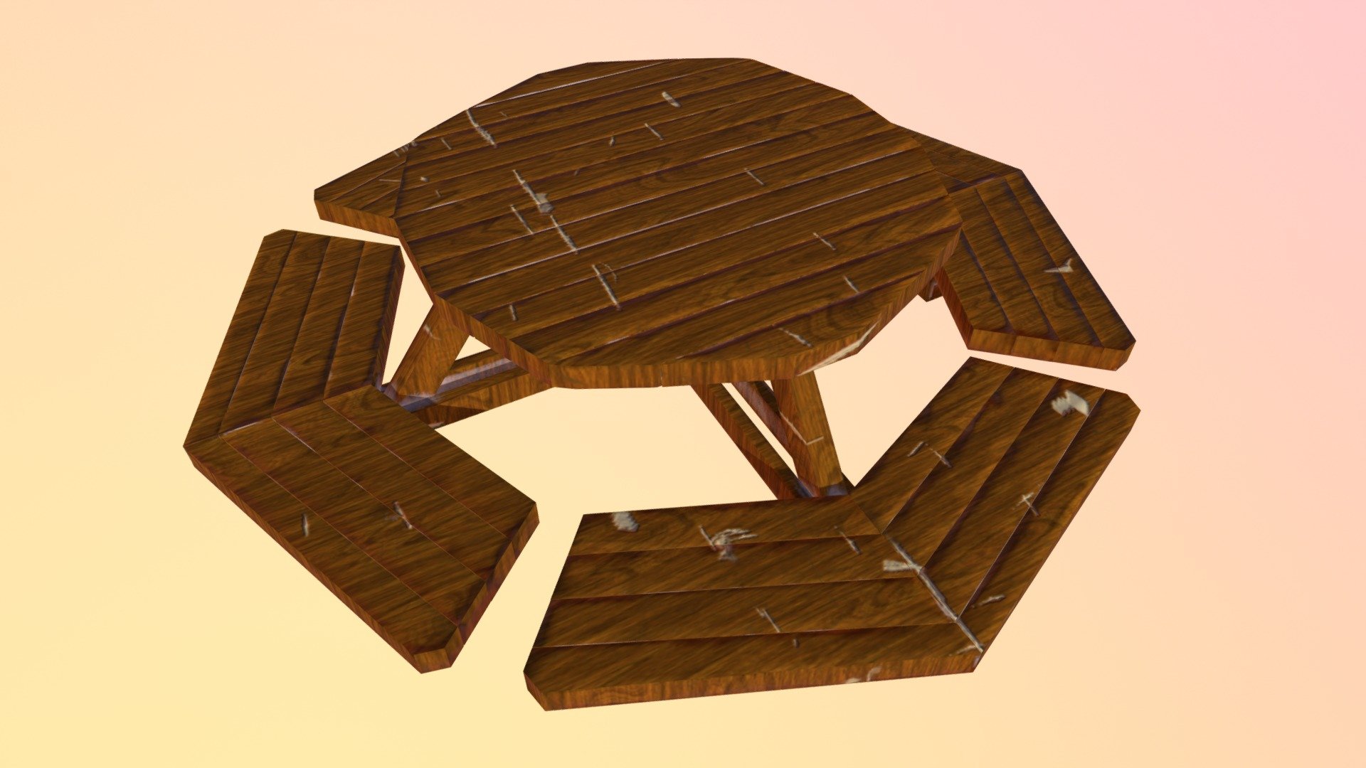 Round Park Bench. - Download Free 3D model by Sam (@rawpuwnzl) [5fc5ea1 ...