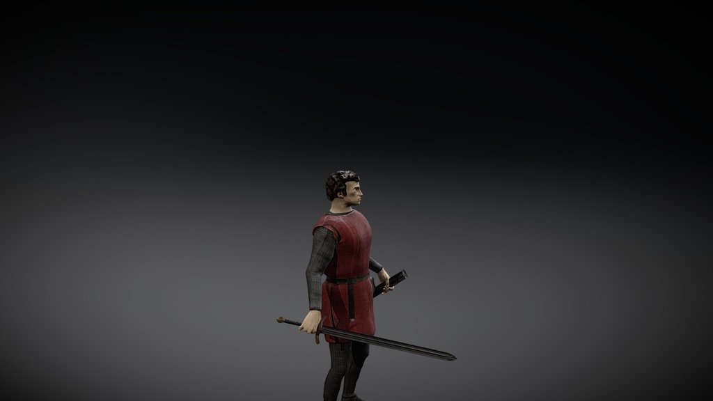 Character. Knight. - 3D model by Nikita Kiselev (@fox39280) [5fc6fb7 ...