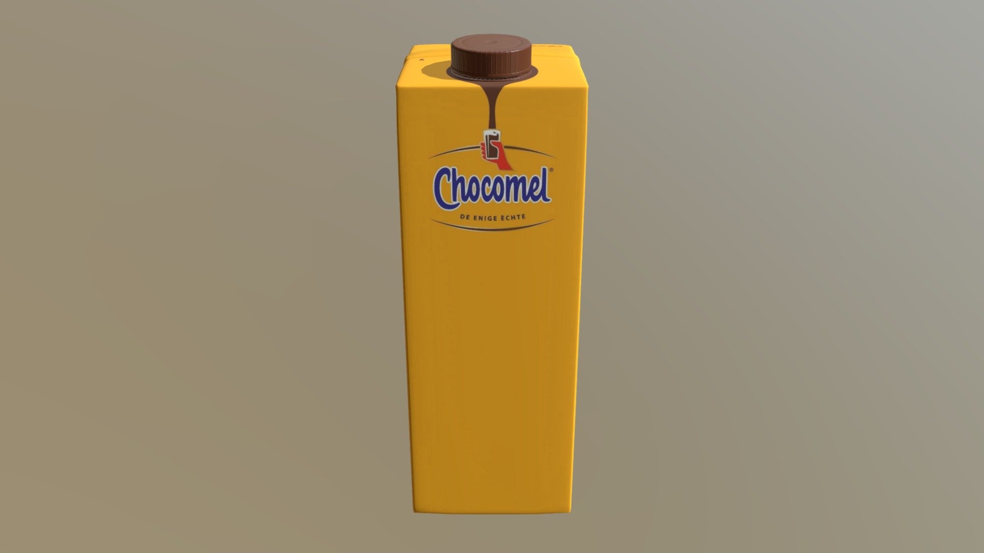 Chocomel 1000ml - 3D model by tomgeurts [5fcbbd8] - Sketchfab