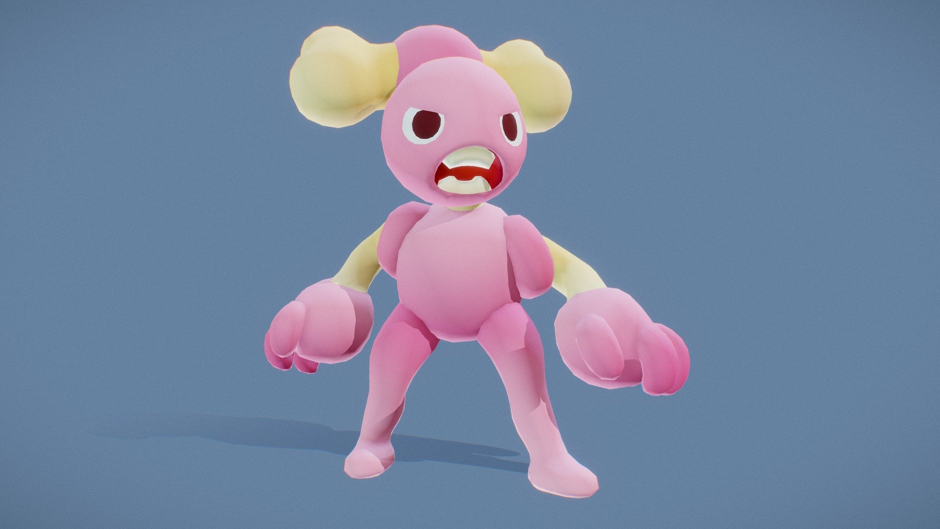 Cartoon Characters - Big Meatball Warrior - 3D model by notfun [5fcc17f ...